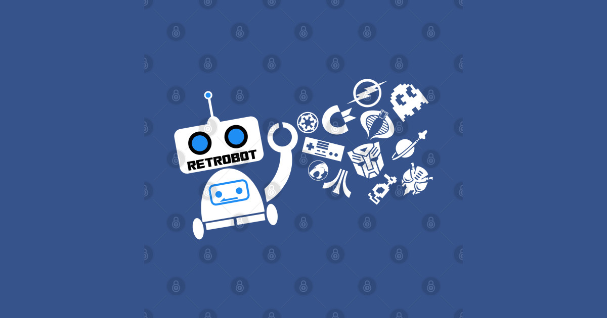 RetroBot Logo - Retrobot - T-Shirt | TeePublic