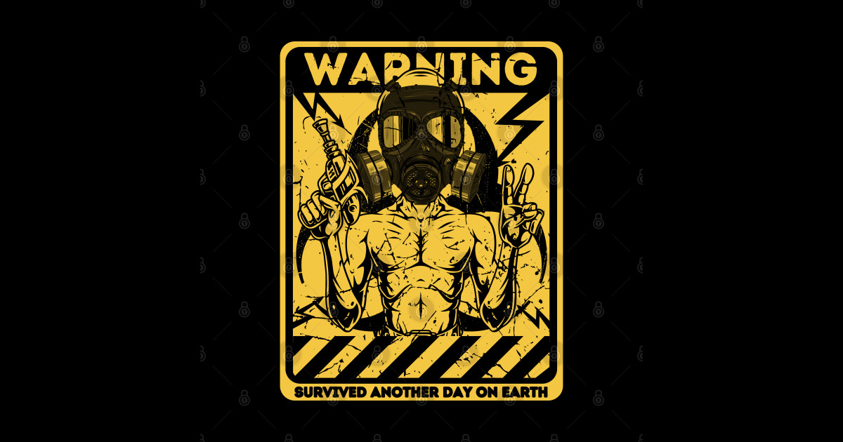 Alien Survivor - Biohazard Warning Sign - Biohazard - Sticker | TeePublic