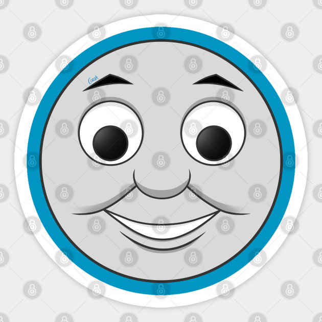 Thomas happy face - Thomas And Friends - Sticker | TeePublic