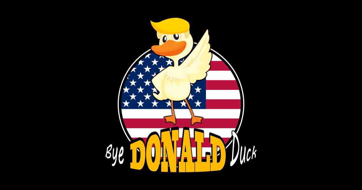 bye donald duck - Byedon - Sticker | TeePublic