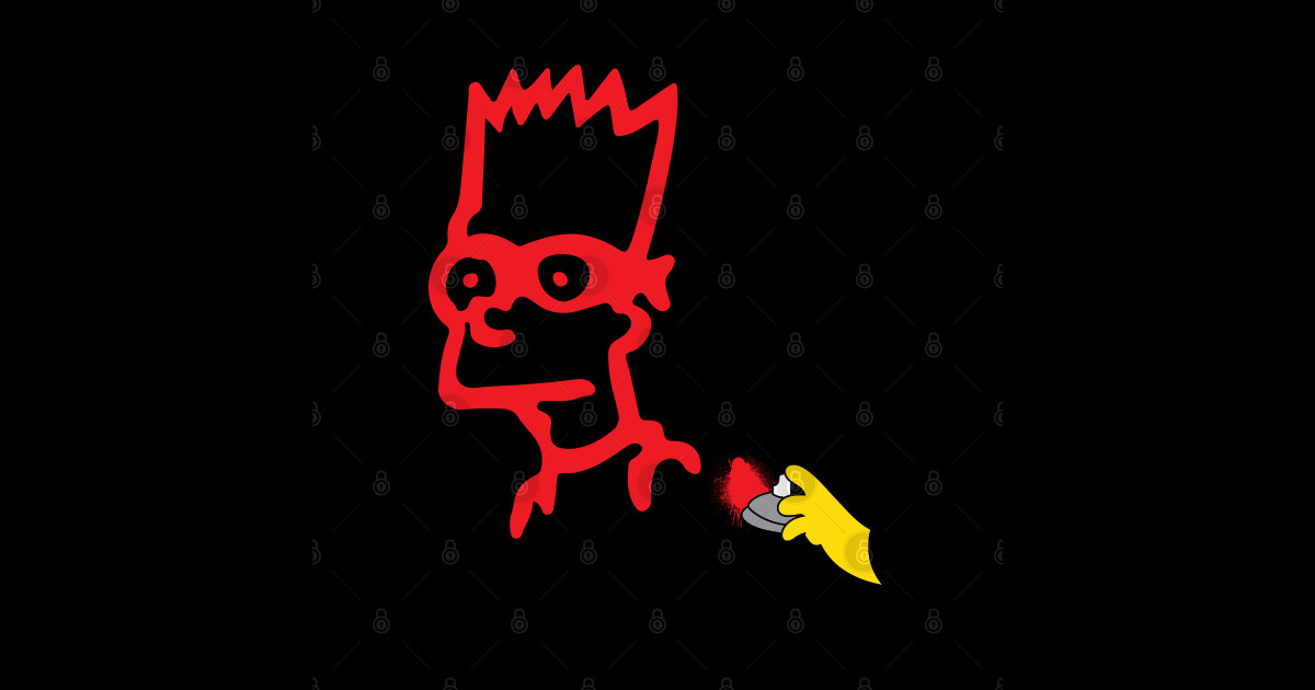 El barto - Simpsons - Sticker | TeePublic