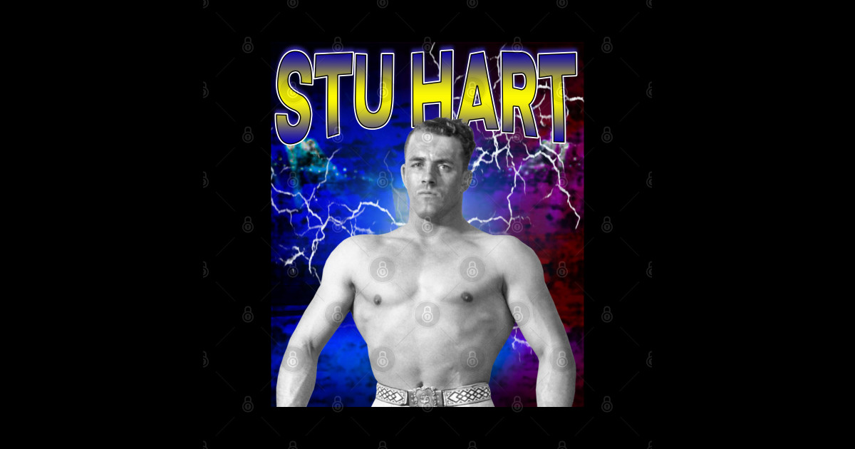 STU HART - Player - Sticker | TeePublic