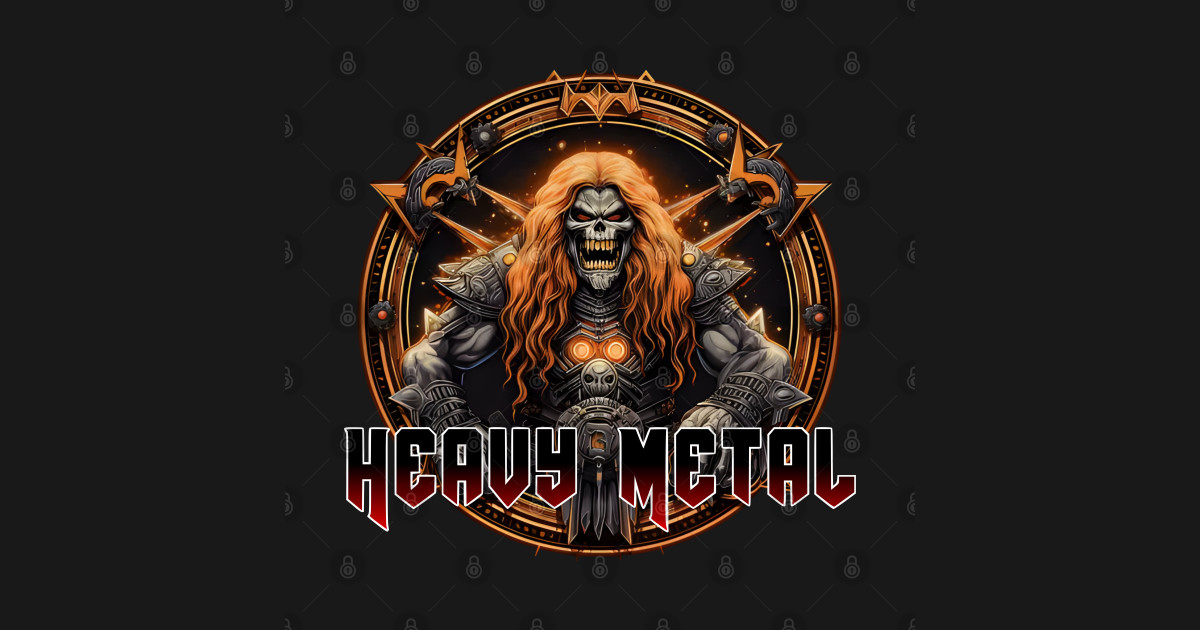 "Zombie Rocker Mascot - Heavy Metal Logo | Undead Headbanger" - Hevy ...