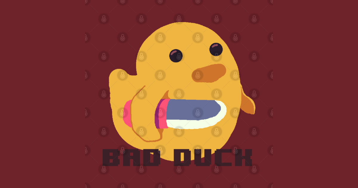 Bad Duck - Cute Ducky - T-Shirt | TeePublic
