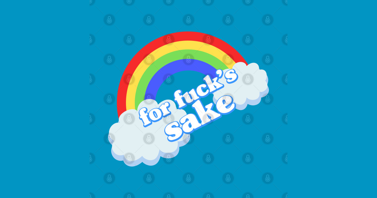 Rainbow FFS - Humor - T-Shirt | TeePublic