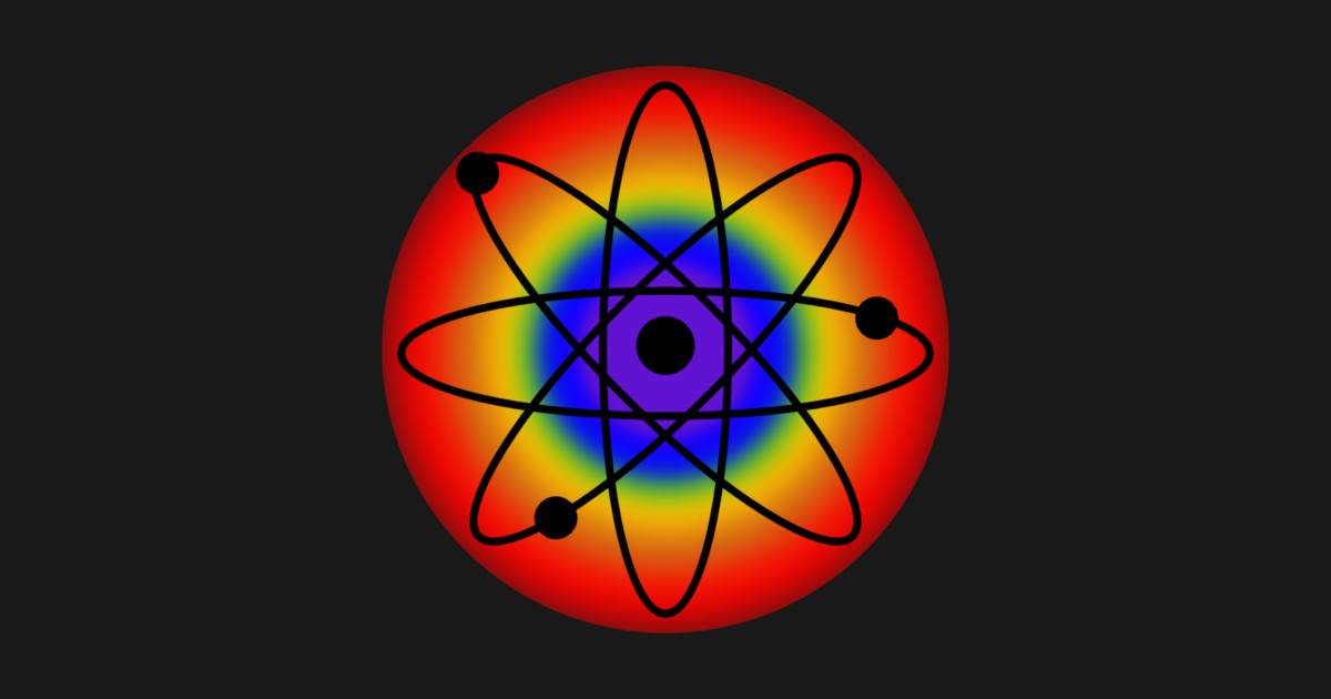Atomic Rainbow - Atomic - T-Shirt | TeePublic