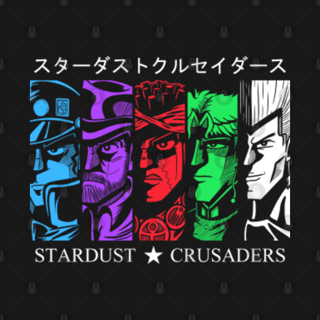 Stardust Crusaders - Jojo - T-Shirt | TeePublic