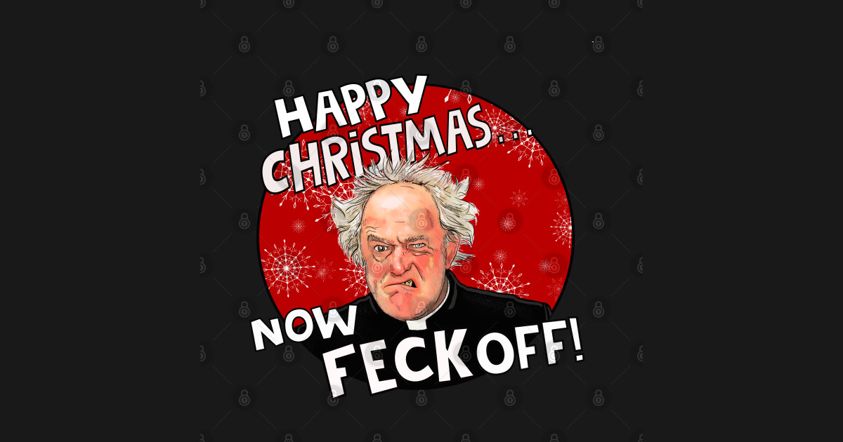 Father Jack, Father Ted Happy Fecking Christmas - Father Jack - T-Shirt ...