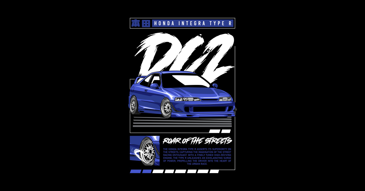 Integra Type R DC2 JDM Car - Integra Type R Dc2 Jdm Car - Posters and ...