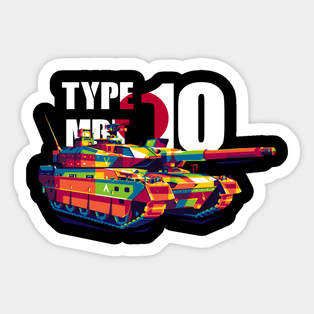 Type 10 MBT Japan - Type 10 - Sticker | TeePublic