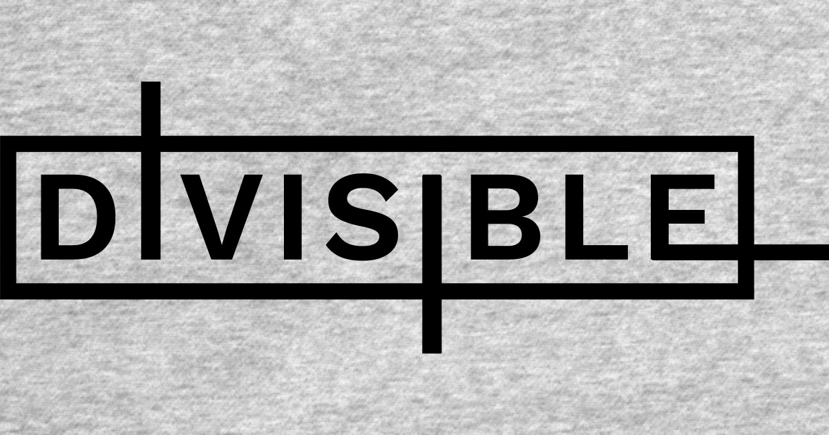 Divisible Logo - Black - Divisible - T-Shirt | TeePublic