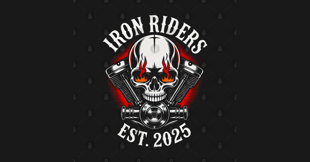 Skull and Motorcycle Engine Design - Motorcycle - T-Shirt | TeePublic