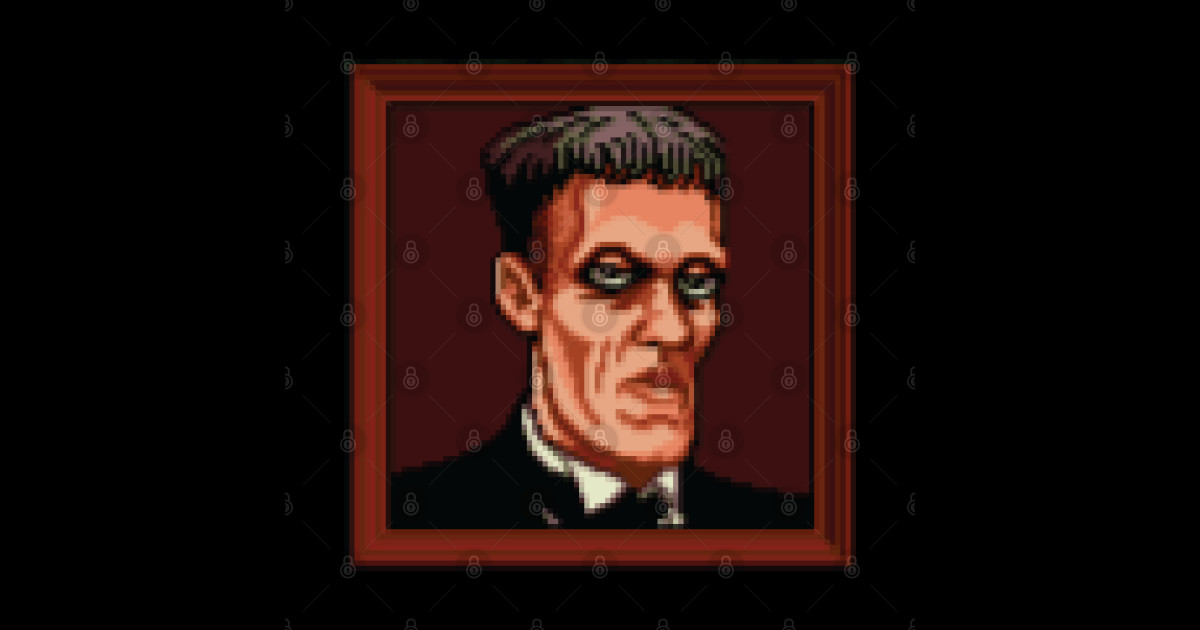 Lurch Portrait Pixel Art - Lurch - Sticker | TeePublic