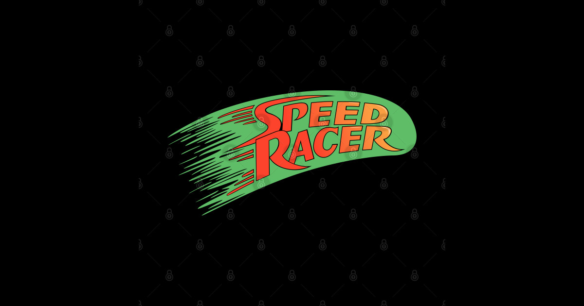 Speed Green Logo Racer - Speed Racer - Sticker | TeePublic
