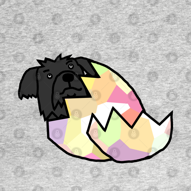 Cute Dog Hatching from Easter Egg - Funny - T-Shirt | TeePublic