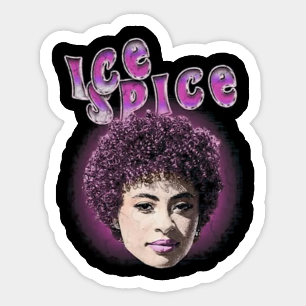 Ice Spice Big Face - Ice Spice - Sticker | TeePublic