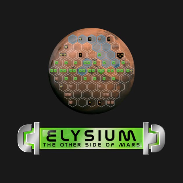 Terraforming Mars: Elysium Map - Terraforming Mars - T-Shirt | TeePublic