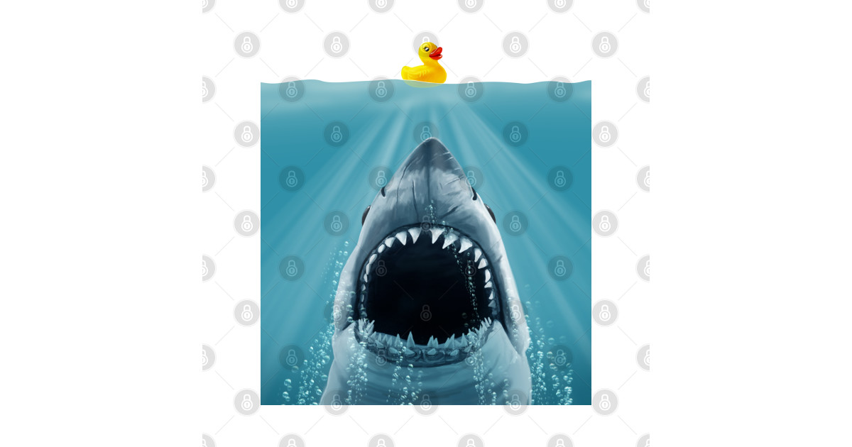 Save Ducky - Shark - T-Shirt | TeePublic