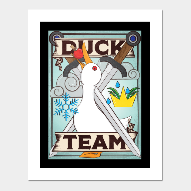 Duck Team! - Naddpod - Posters and Art Prints | TeePublic