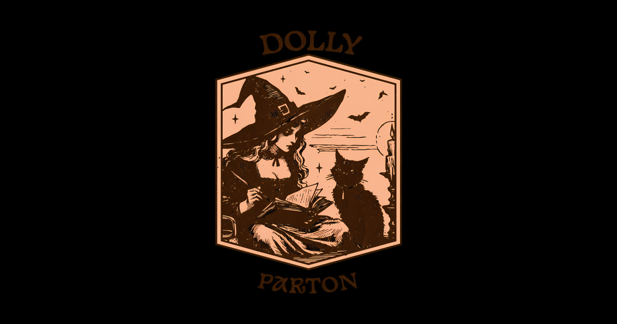 Witchis music dolly - Dolly Parton - Sticker | TeePublic