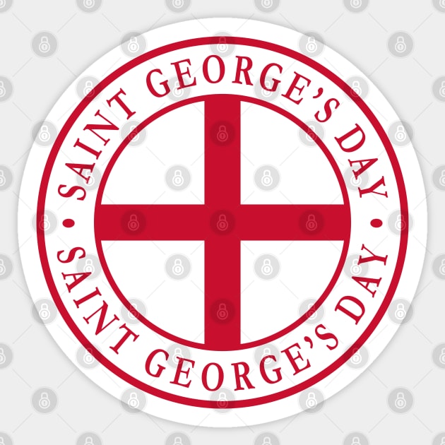 Saint George's Day - Saint George - Sticker | TeePublic