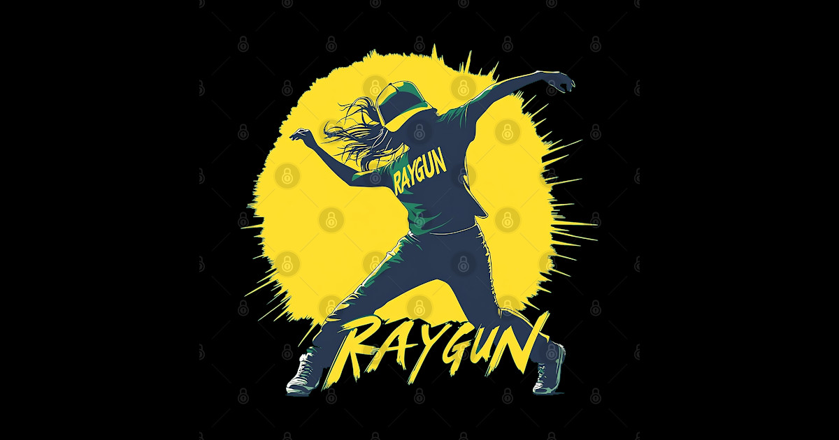 Dynamic Raygun Breakdancer - French Olympics 2024 Inspired Design ...