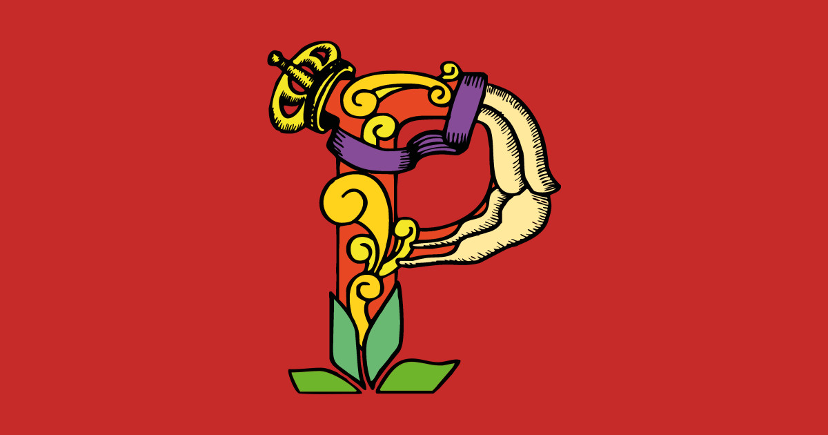 Crazy Monogram P - Monograms - Hoodie | TeePublic