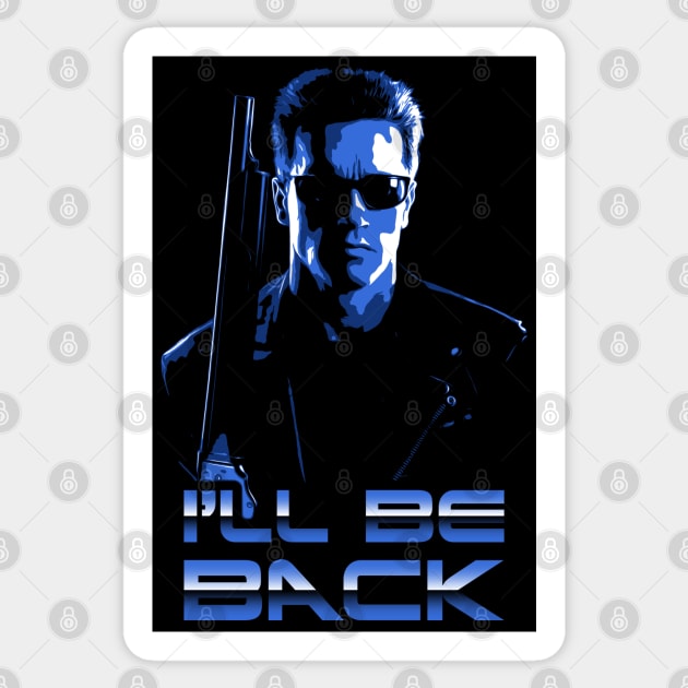 Terminator I'll be back - Terminator - Sticker | TeePublic