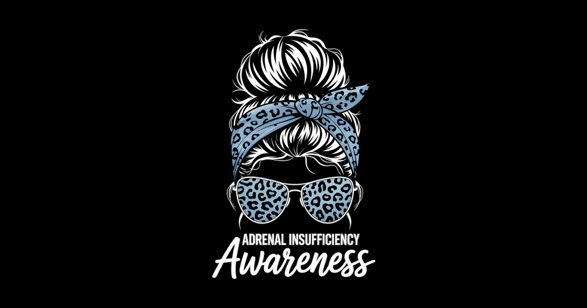 Messy Bun Infantile Adrenal Insufficiency Awareness - Adrenal ...