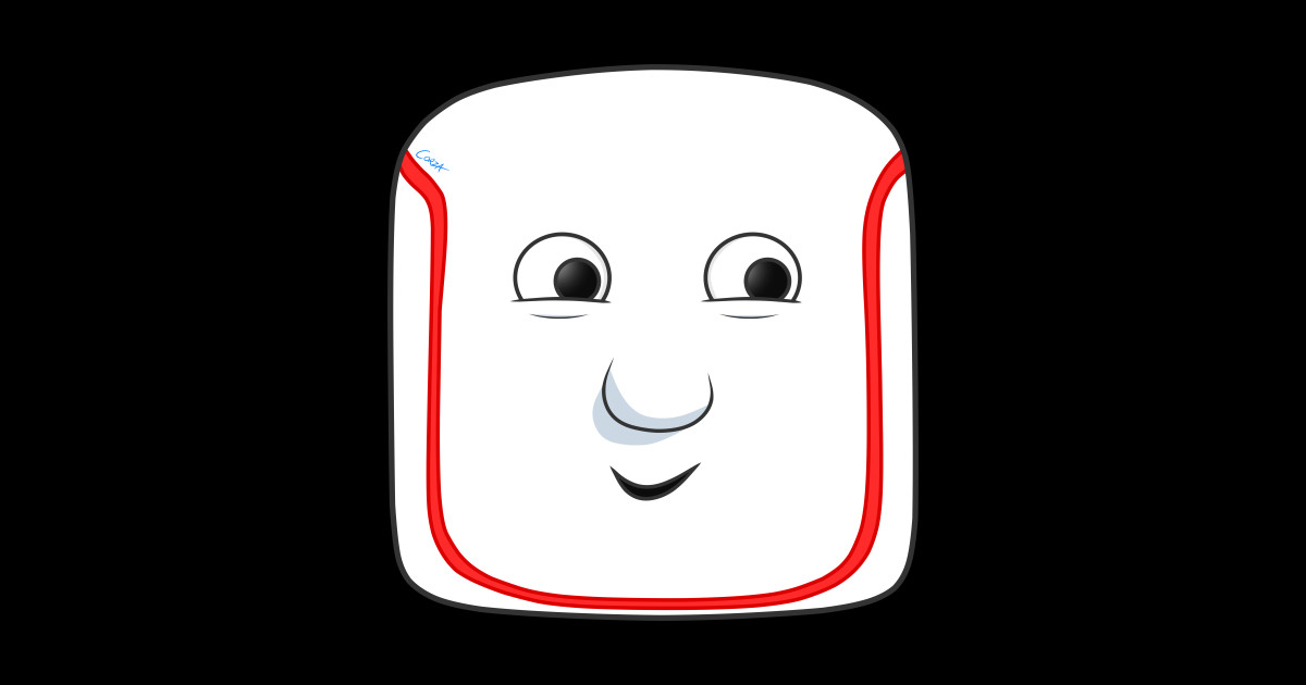 Harold the Helicopter happy face - Thomas - Sticker | TeePublic