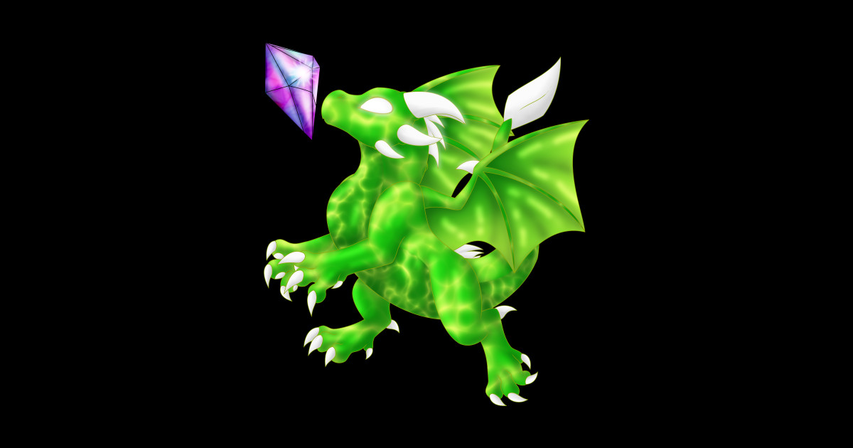 GemBabs: Elemental Dragon (Poison) - Spyro - Sticker | TeePublic