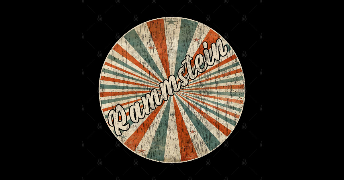 Retro Circle Ramstein - Ramstein - Sticker | TeePublic