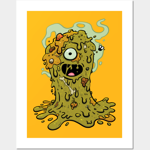 Vomit Monster - Monster - Posters and Art Prints | TeePublic