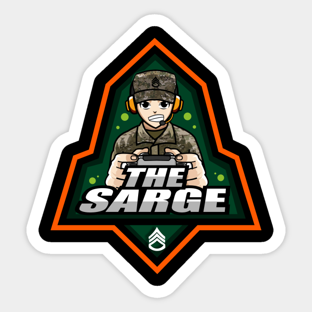 The Sarge Official Logo - The Sarge - Sticker | TeePublic