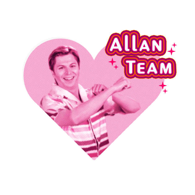 Allan Team, Barbie Movie cute pink, bold design - Allan Team - T-Shirt ...