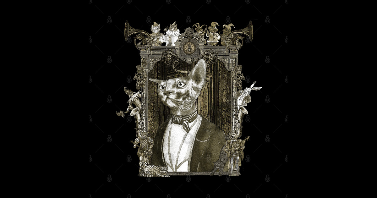 Steampunk Sphinx - Cat - T-Shirt | TeePublic