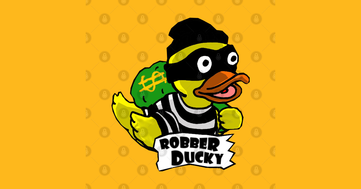 Robber ducky - Rubber Ducky - T-Shirt | TeePublic