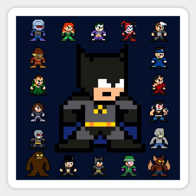 Batman: The Pixelated Series 8bit Pixel Art - Batman The Animated ...