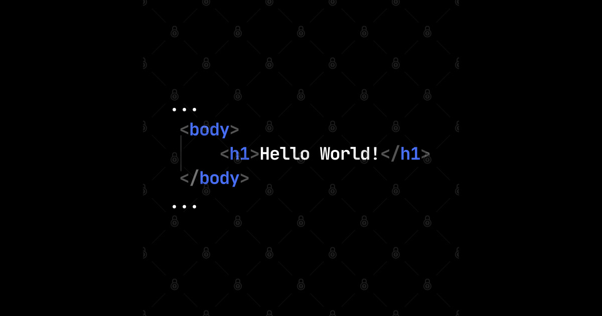Hello World Programming Code Programming Posters And Art Prints Teepublic 