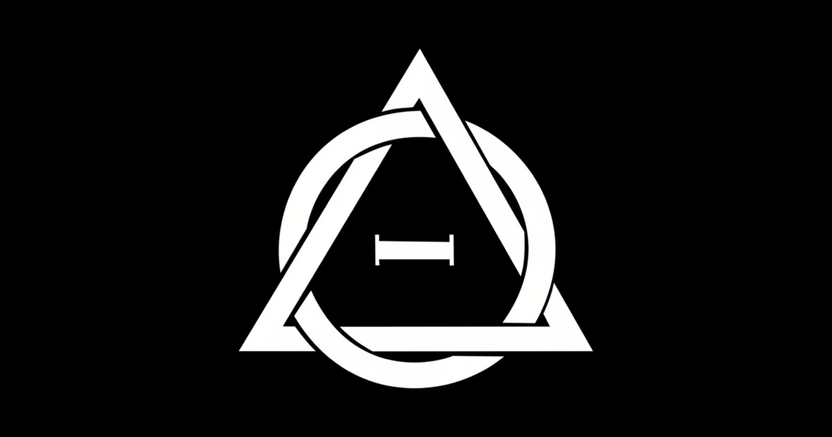 Therian Quadrobics Sport Sign White - Therian Symbol - Sticker | TeePublic