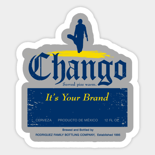 Chango Beer - El Mariachi - Sticker | TeePublic