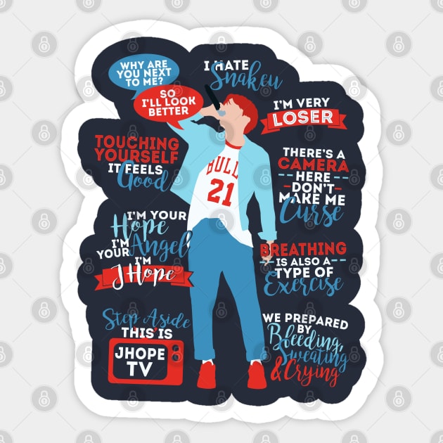 BTS J-Hope Quotes - Jhope - Sticker | TeePublic