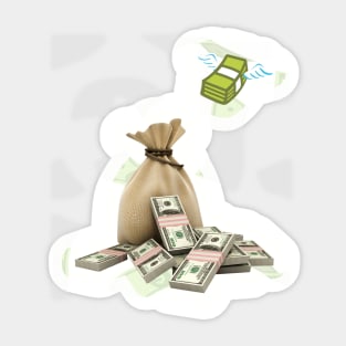 Money Stickers for Sale | TeePublic