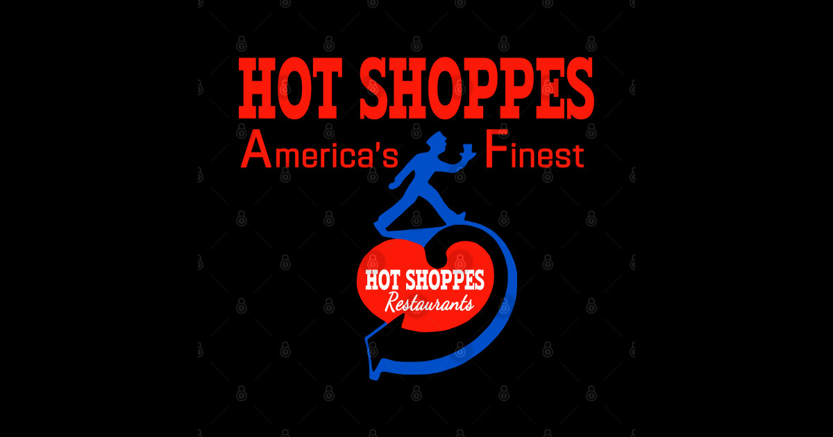 Hot Shoppes. Restaurants. Cafeterias - Hot Shoppes - Sticker | TeePublic