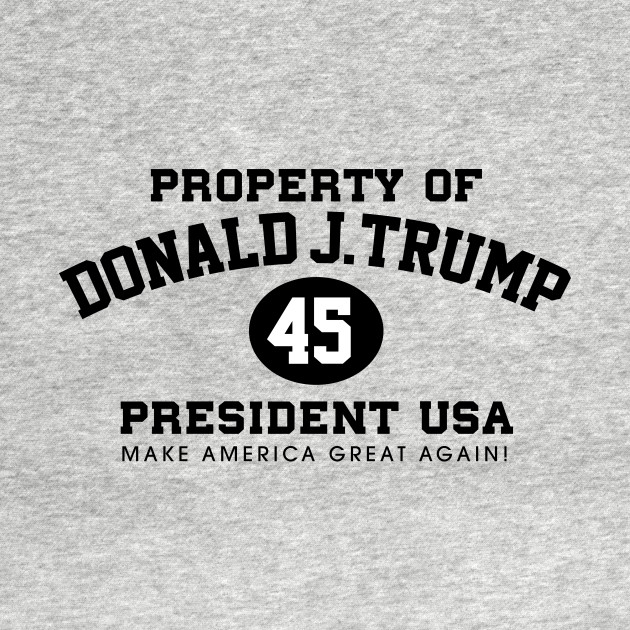 Trump 45 - Political - T-Shirt | TeePublic