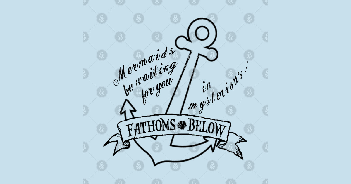 Fathoms Below - Little Mermaid - T-Shirt | TeePublic