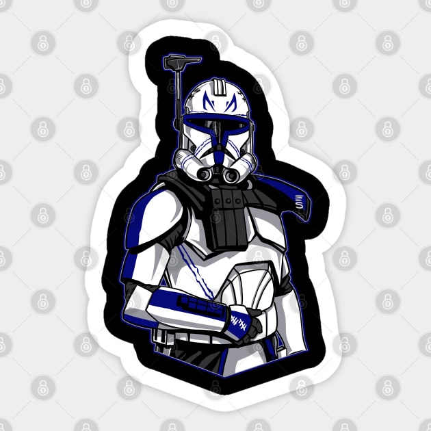 Captain Or Sir - Captain Rex - Sticker | TeePublic