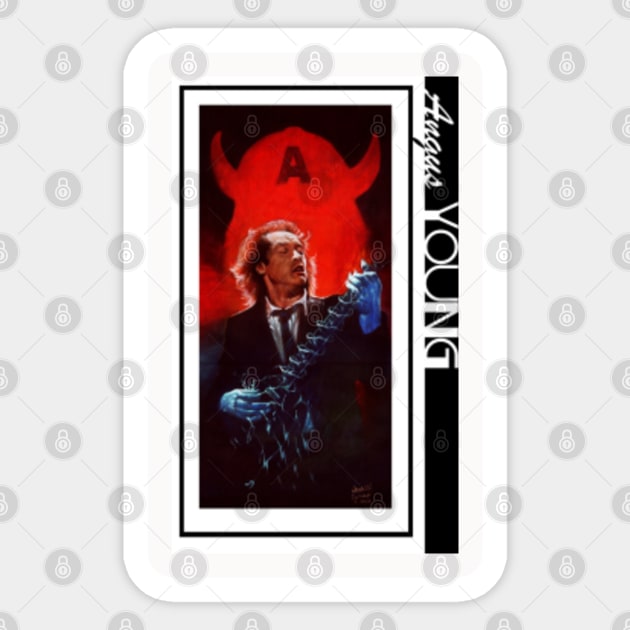 Angus Young - AC/DC - Acdc - Sticker | TeePublic