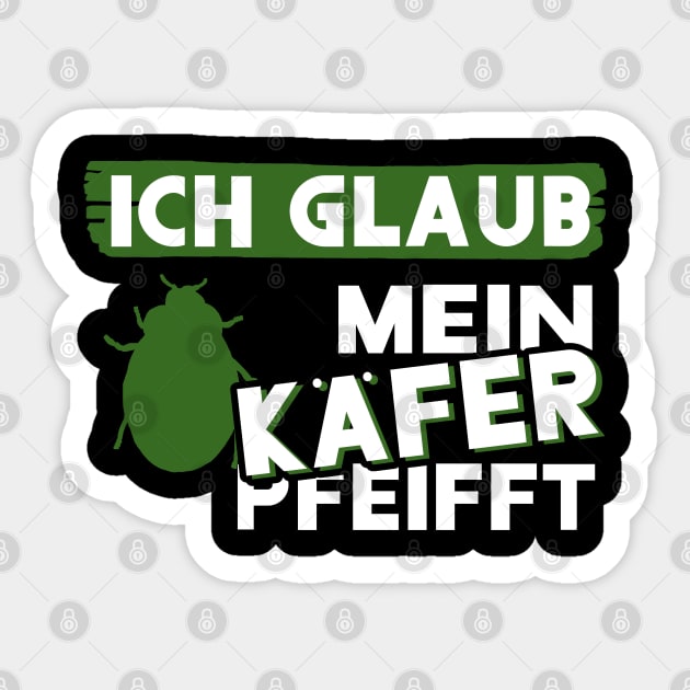 Lustiger Kaefer Tier Spruch Insekt Entomologie - Kaefer - Sticker ...
