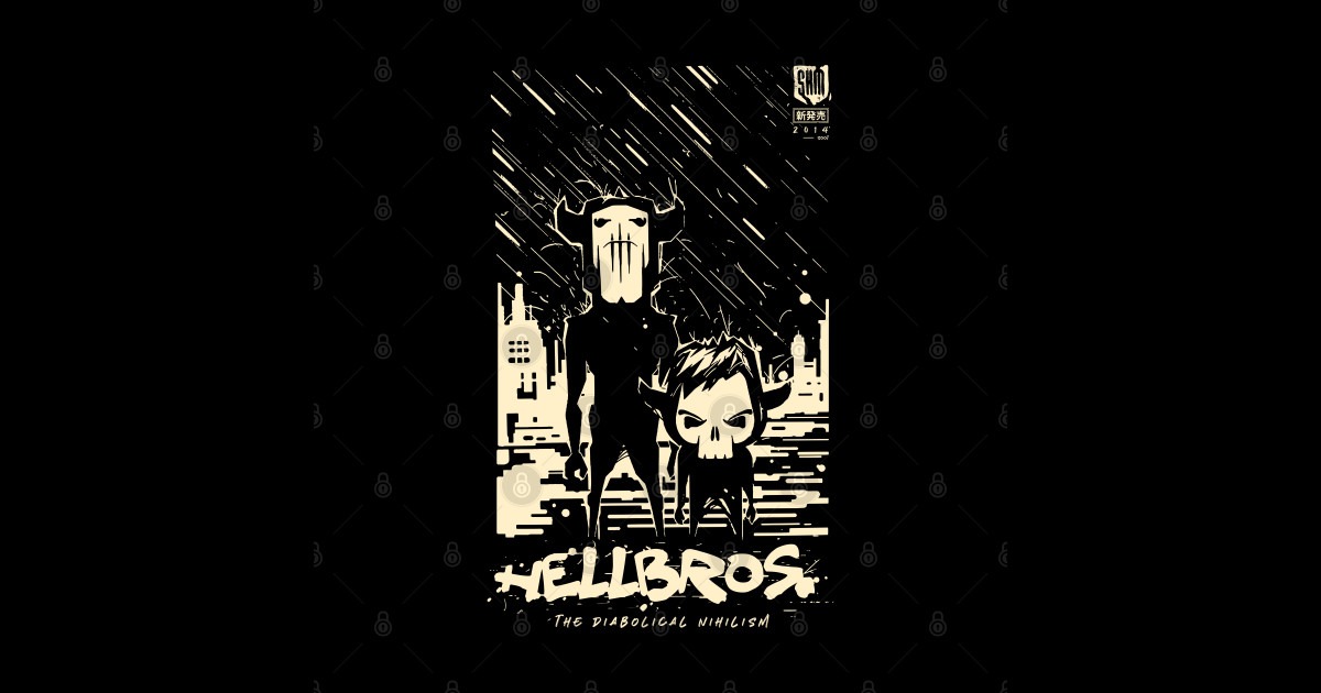 Hell bros comic book cover - Comic Book Cover - Sticker | TeePublic
